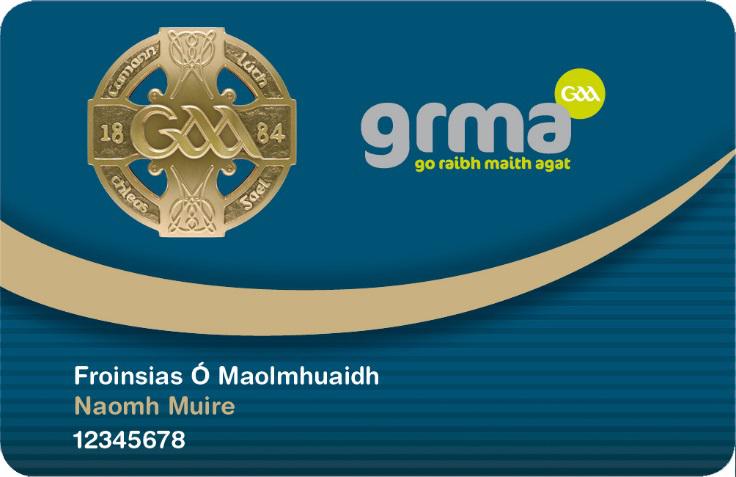 New GAA Membership Card and grma rewards programme is now live.